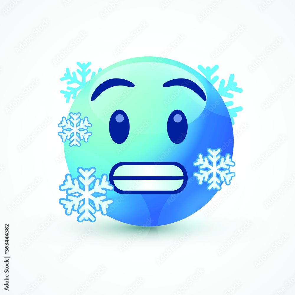 Animated Cold Smiley Face