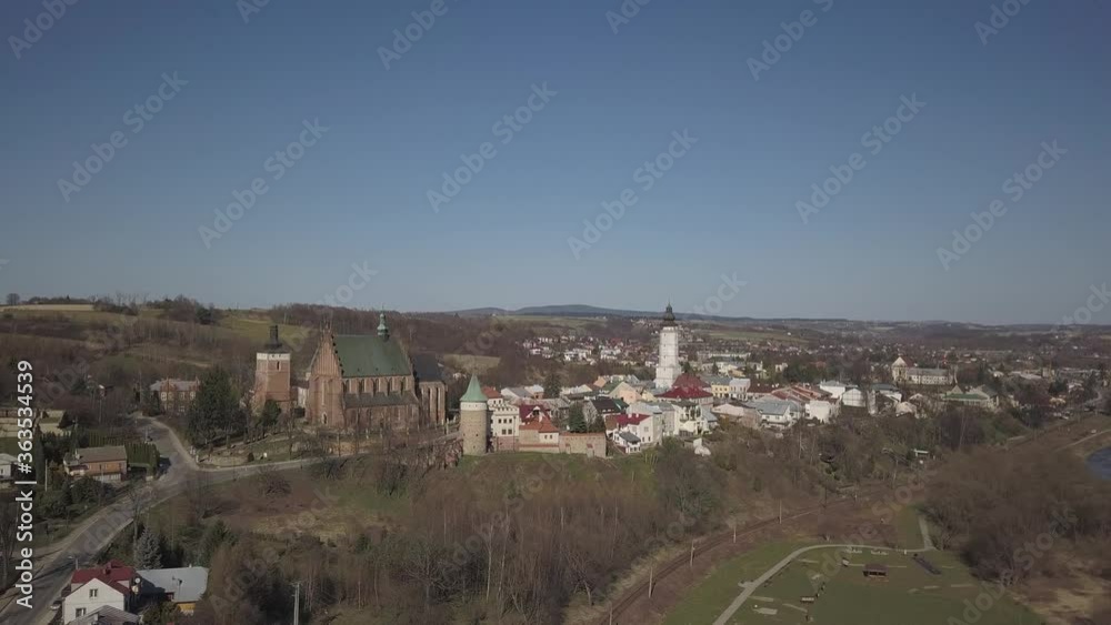 Biecz, Poland - 3 9 2019: Panorama of the historic center of the ...