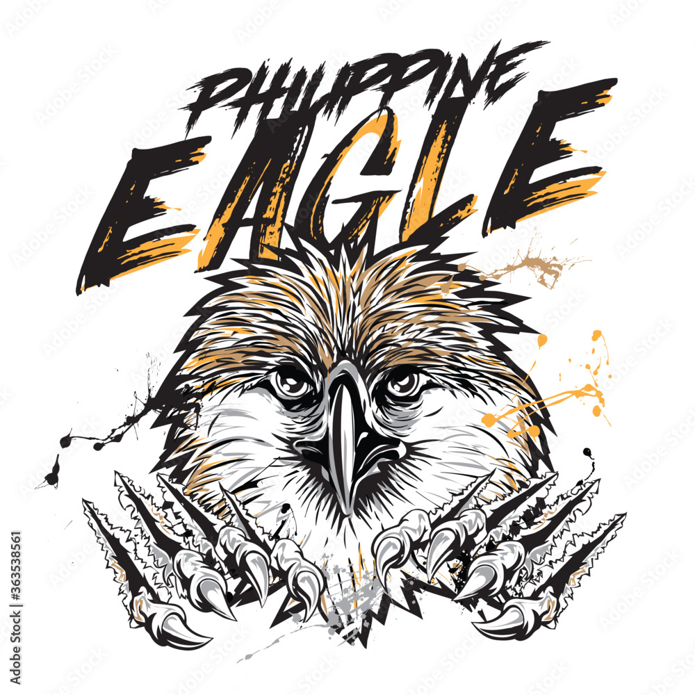 Philippine Eagle vector icon animal Stock Vector | Adobe Stock