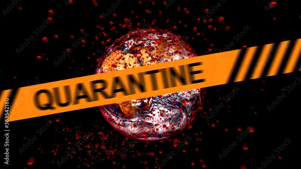 Realistic 3D footage animation of the severe acute respiratory syndrome ...