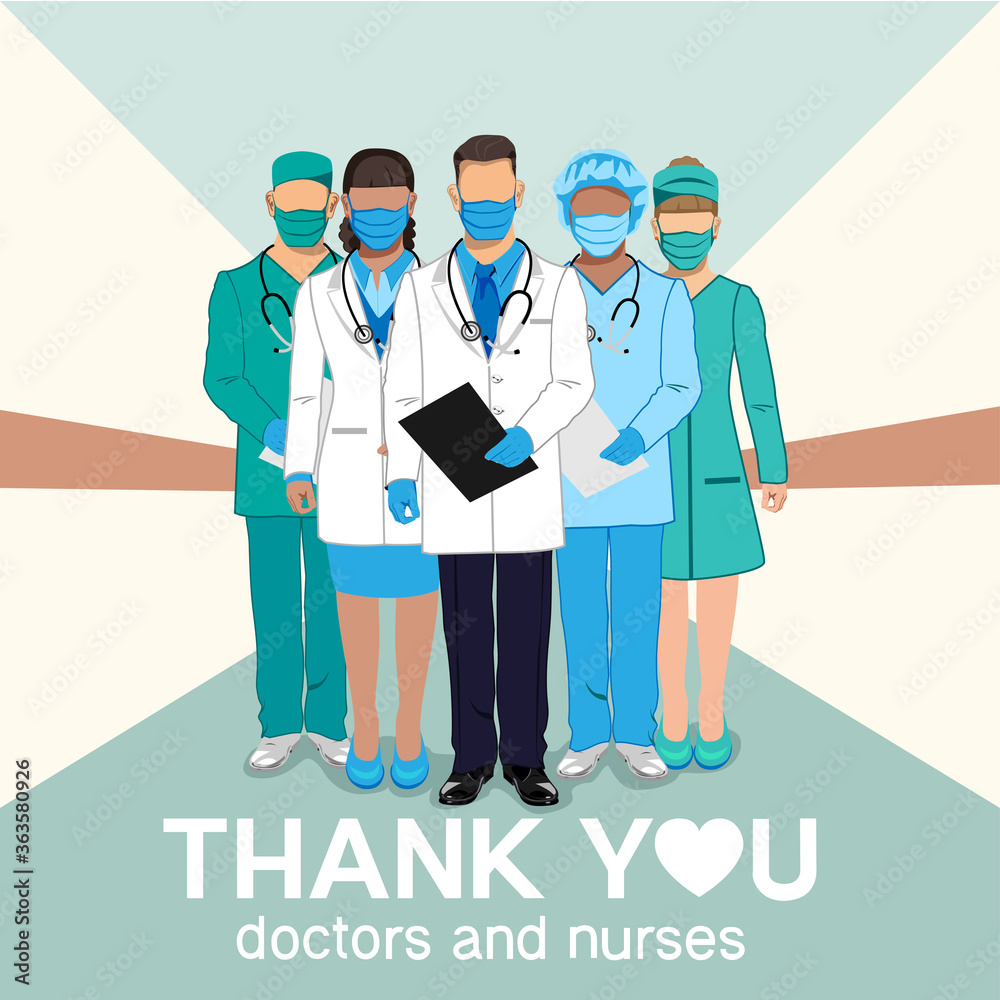 Thank you to the doctors and nurses for their help and saved lives ...