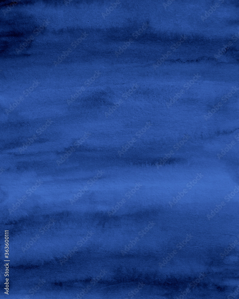 Navy Blue Watercolor Background, Abstract Blue Digital Paper, Winter ...