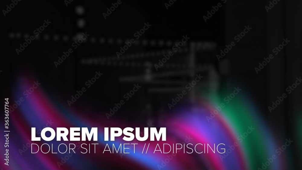 Gradient Streams Lower Third Stock Template | Adobe Stock