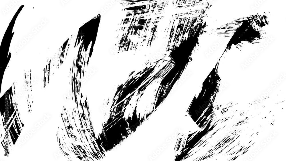 Animation grunge - brush stroke. Abstract hand - painted element ...