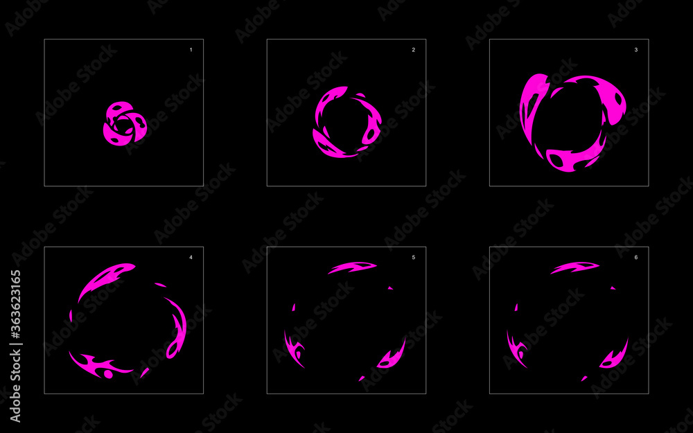 Shine poison explosion effect. Poison explosion animation effect ...