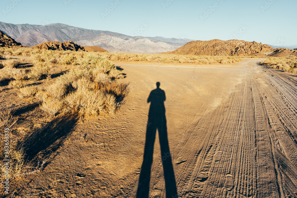 Shadow of Man Stock Photo | Adobe Stock