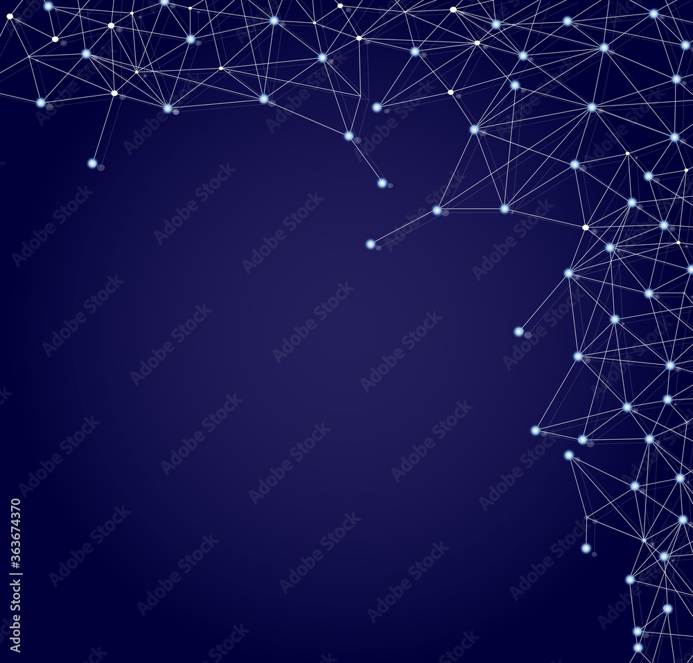 Network connect background, abstract vector. Digital network background ...
