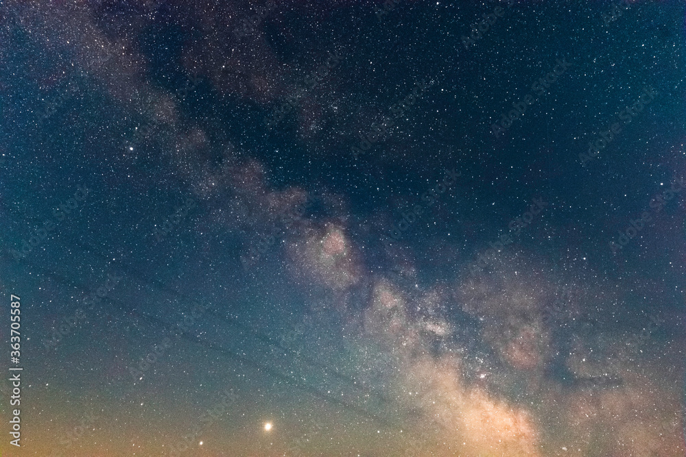 Milky Way in an Extremely Dark Sky Stock Photo | Adobe Stock