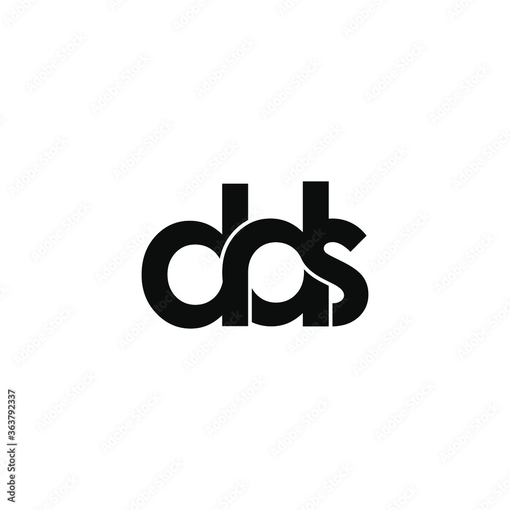 dds letter original monogram logo design Stock Vector | Adobe Stock