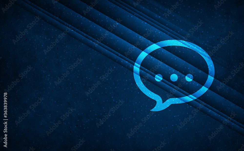 Talk icon natural sky light abstract dark blue background stripes ...