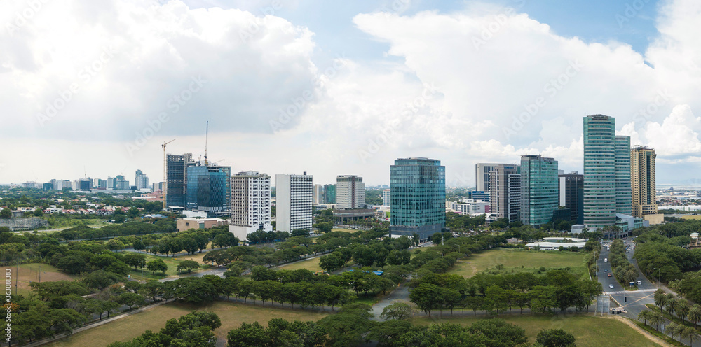 Alabang, Muntinlupa, Philippines - July 2020: Panorama of Alabang ...