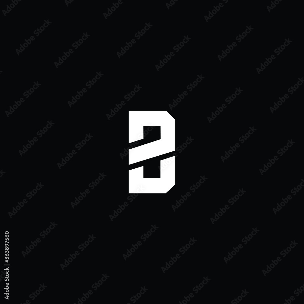 Minimal elegant monogram art logo. Outstanding professional trendy ...