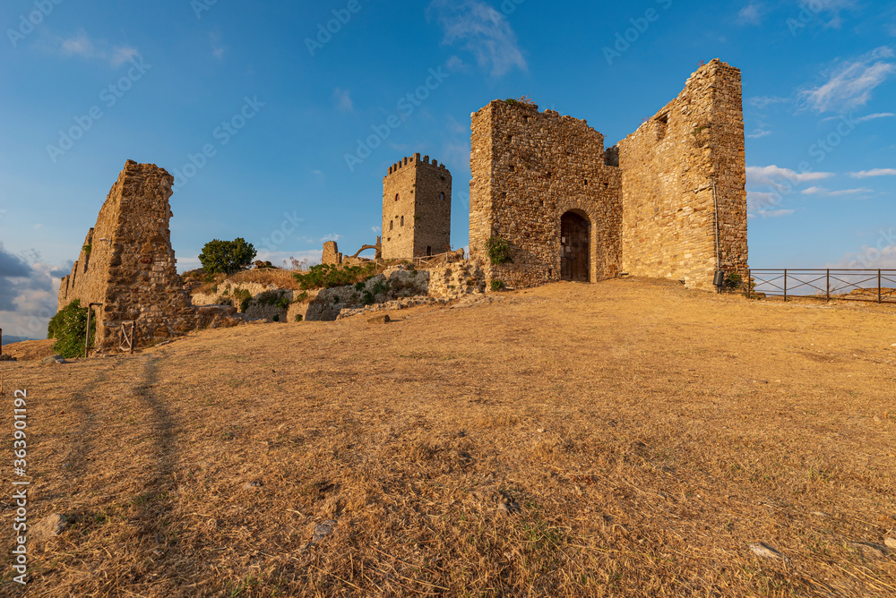 Il castello di Cefala Diana, Sicilia Stock Photo | Adobe Stock