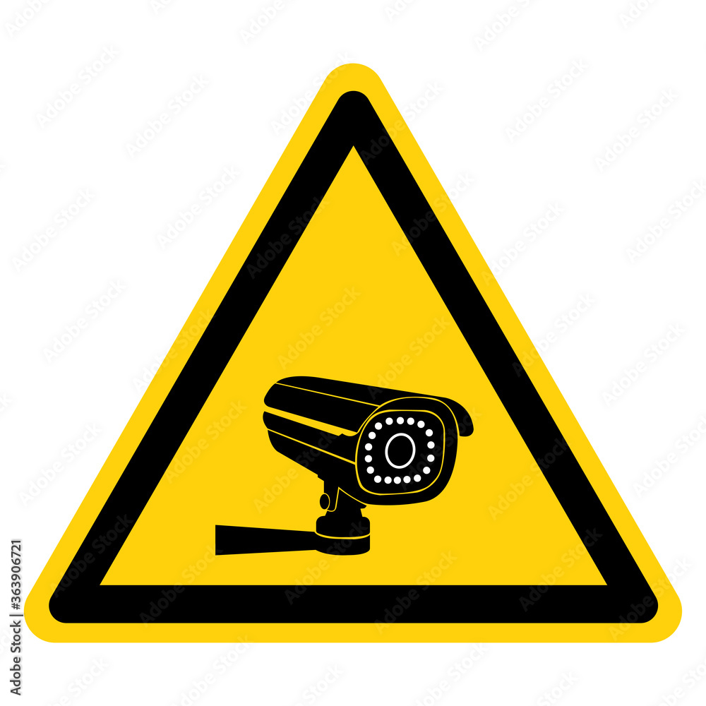 CCTV Security Camera Symbol Sign, Vector Illustration, Isolate On White ...