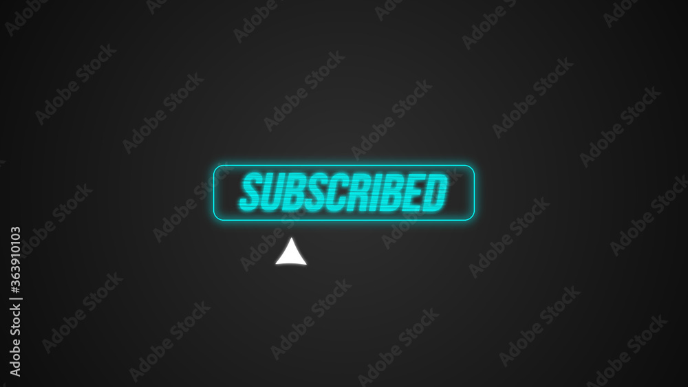 Subscribe Button Social Media Stock Template | Adobe Stock