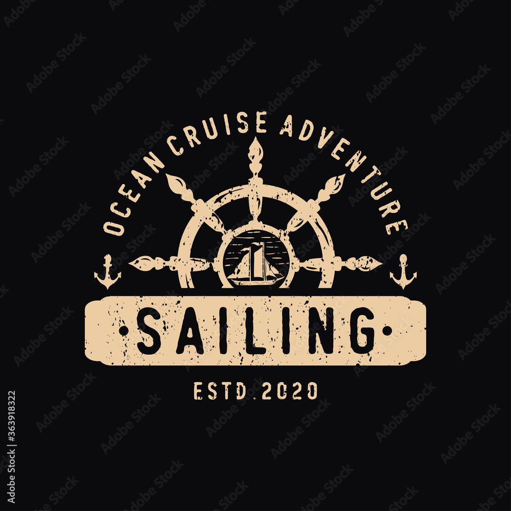 sailing badges labels, emblems and logo Stock Vector | Adobe Stock