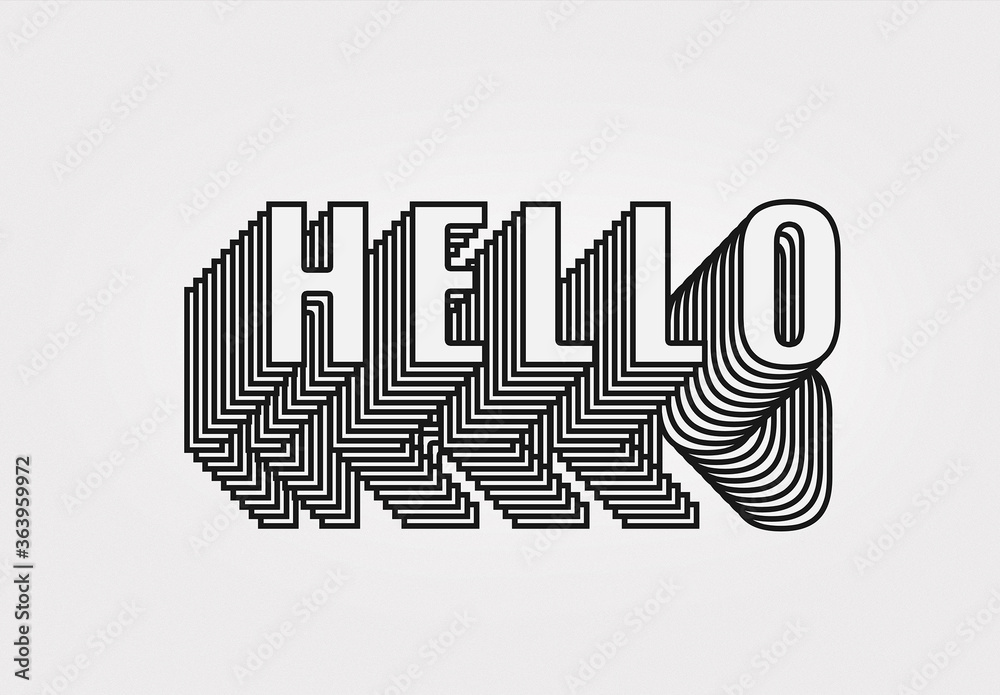 Repeating Linetext Effect Stock Template | Adobe Stock