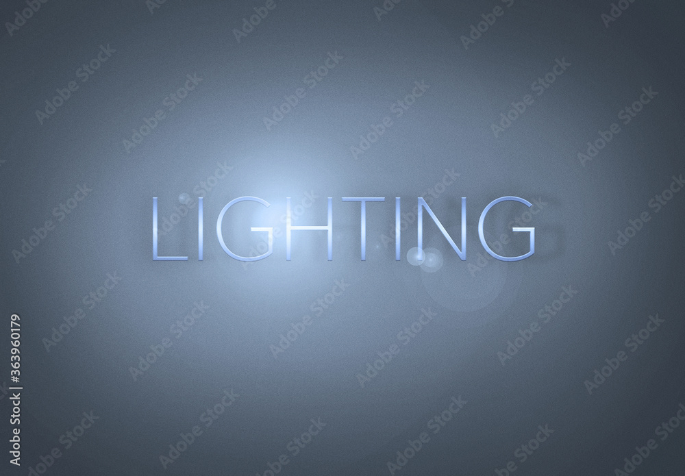 Spotlight Text Effect Stock Template | Adobe Stock