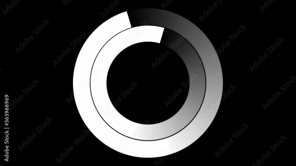 Vidéo Stock Abstract CGI motion background with two opposite rotating ...