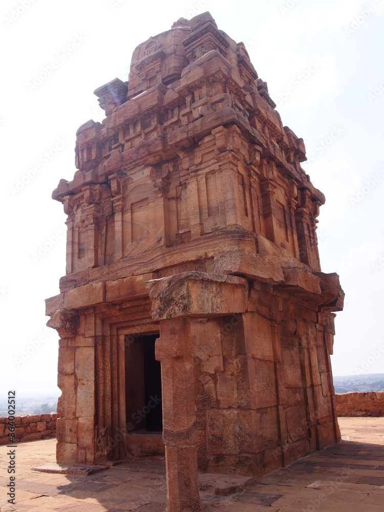 The valuable archaeological site next to the Badami Museum, Badami ...