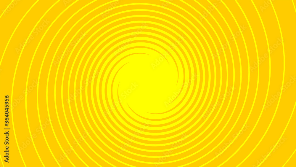 Vector - Yellow abstract vortex background. Bursting, Radial, radiating ...