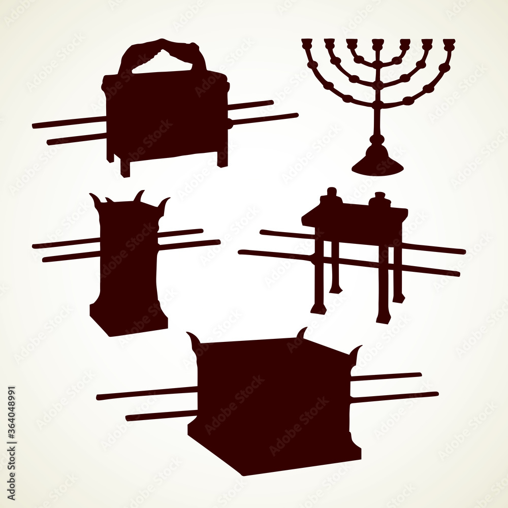 Table of showbread. Vector drawing Stock Vector | Adobe Stock