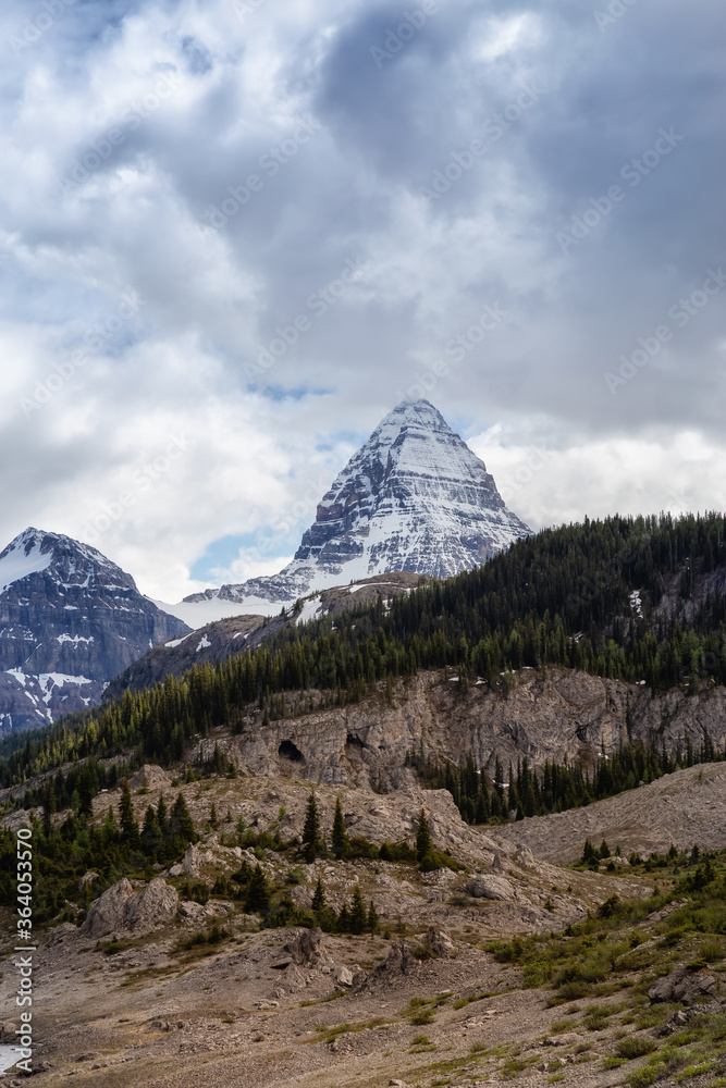 Beautiful View of the Iconic Mt Assiniboine Provincial Park near Banff ...