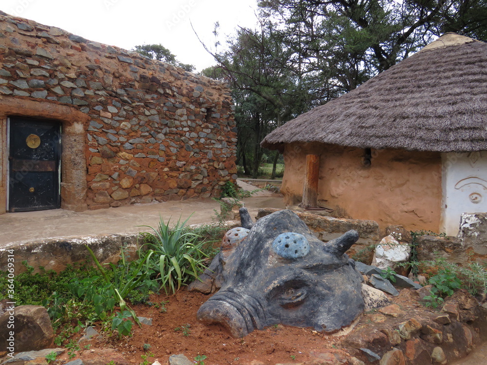 Credo Mutwa Cultural Village: Soweto,Johannesburg, South Africa Stock ...
