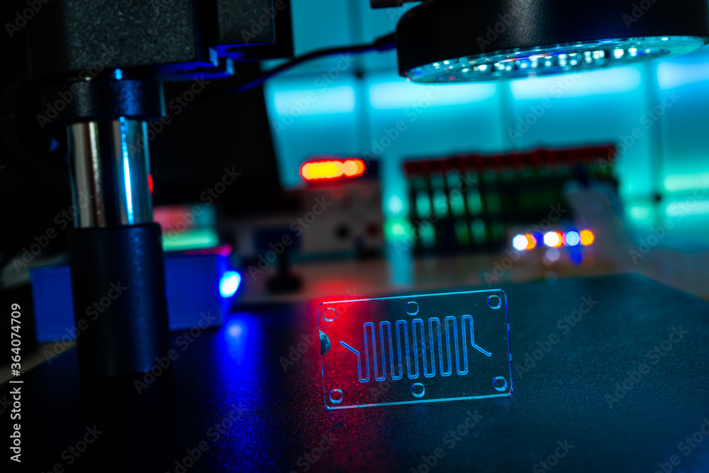 Organ-on-a-chip (OOC) - microfluidic device chip that simulates ...