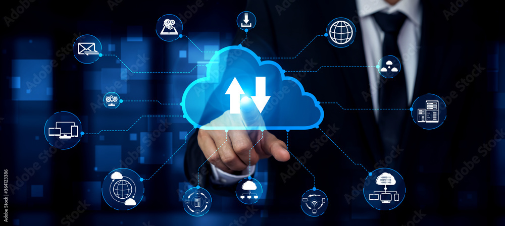 Cloud computing technology and online data storage for business network ...