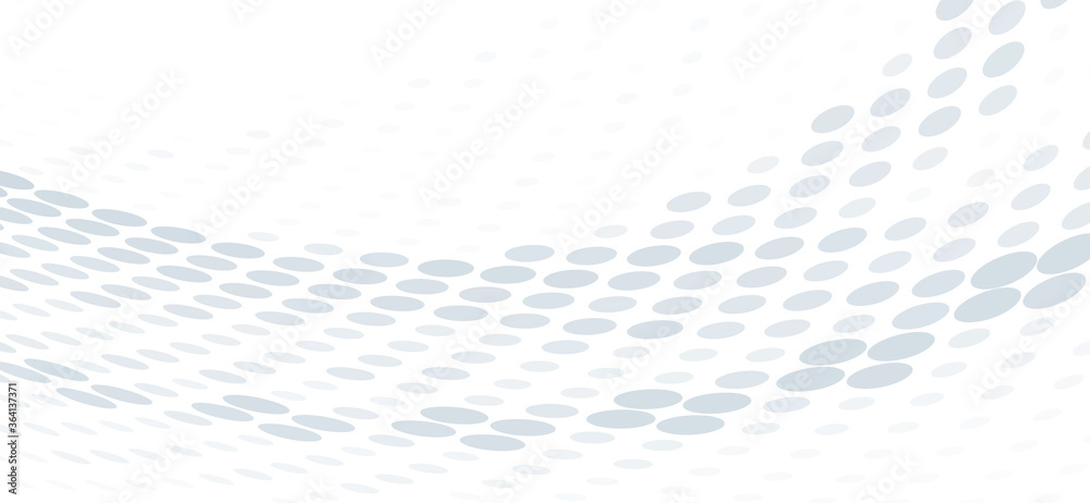 Simple white gray dotted background with halftone effect. Minimal ...