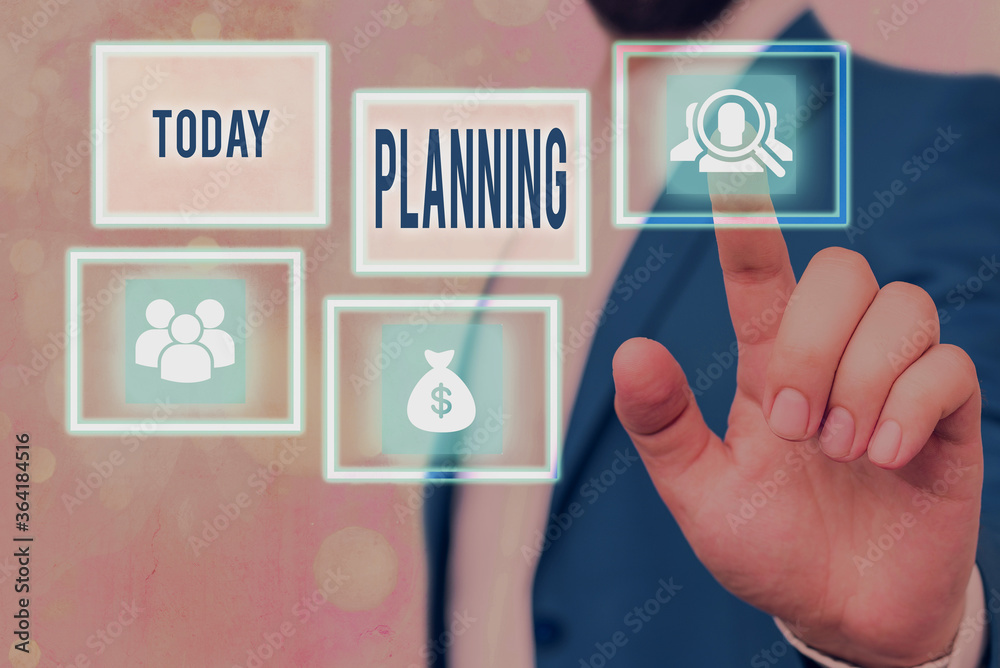 Word writing text Planning. Business photo showcasing achieving desired ...