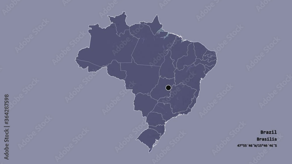 Distrito Federal, federal district of Brazil, with its capital ...