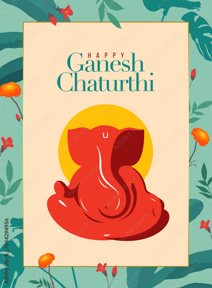 Ganpati Banner, Ganpati Social Post, Happy Ganesh Chaturthi, Happy ...