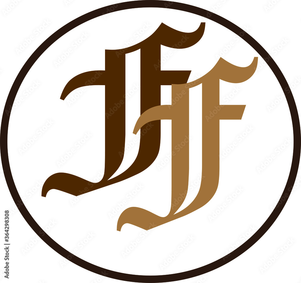 Illustratioan Of Initial Letter Ff In A Circle Logo Vector Stock illustratioan-of-initial-letter-ff-in-a-circle-logo-vector-stock