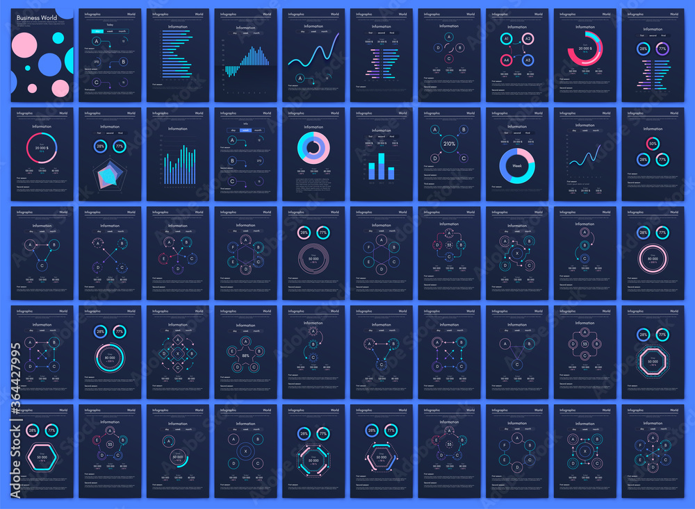 Modern infographic vector elements for business brochures. Use in ...