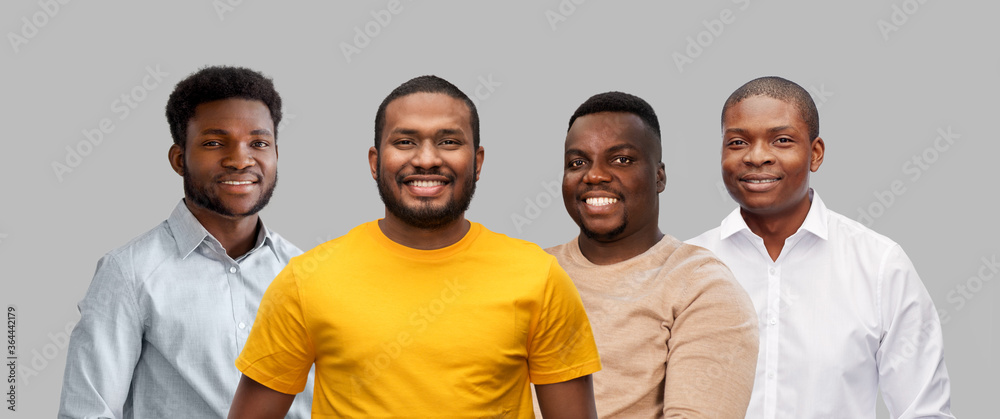 race, ethnicity and people concept - group of happy smiling young ...