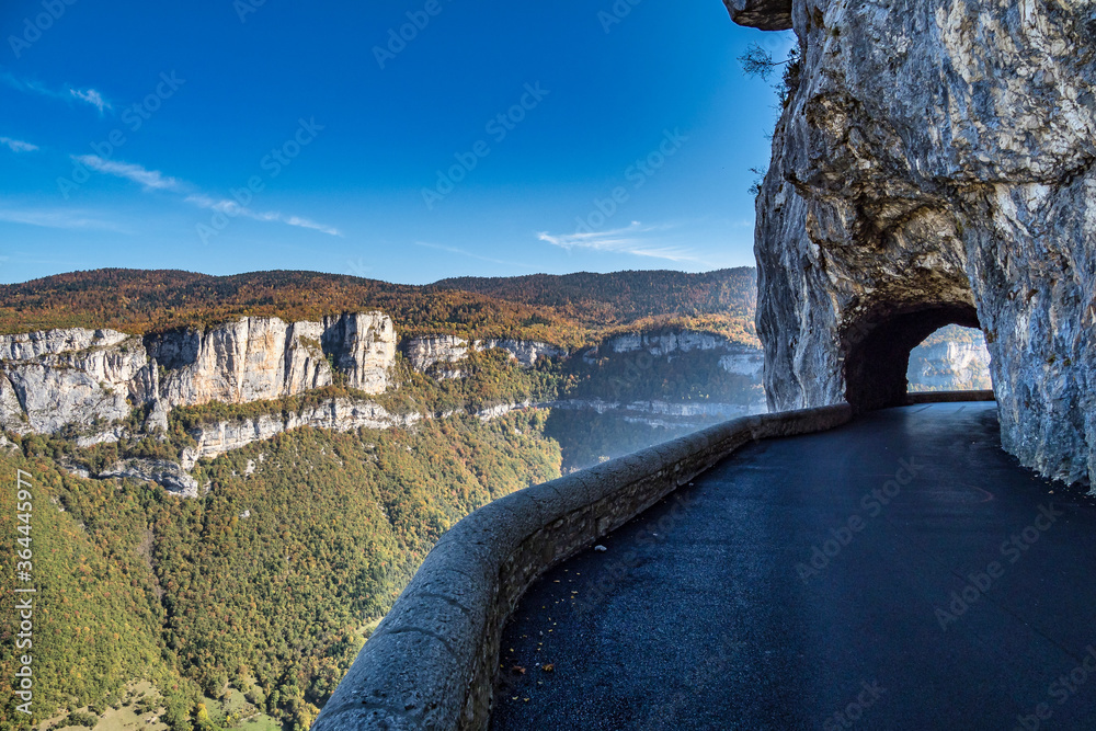 Landscape of Vercors in France - view of Combe Laval, Col del la ...