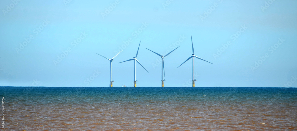 offshore wind farm, humber gateway Stock Photo | Adobe Stock