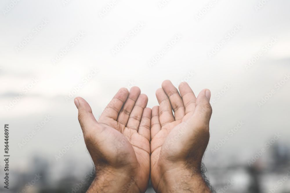 Open Praying Hands