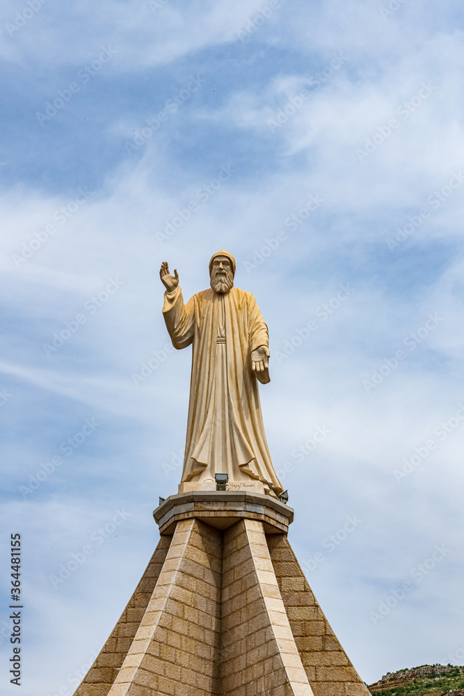 The Shrine of Saint Charbel in Bekaa Kafra, Lebanon, a Maronite monk ...