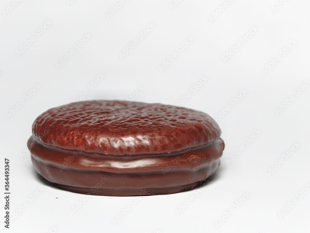 Choco pie isolated on white background Stock Photo | Adobe Stock