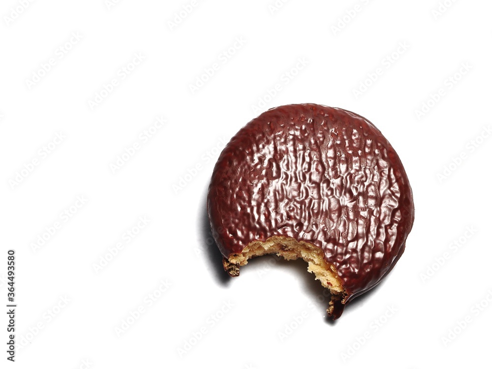 Choco pie isolated on white background Stock Photo | Adobe Stock