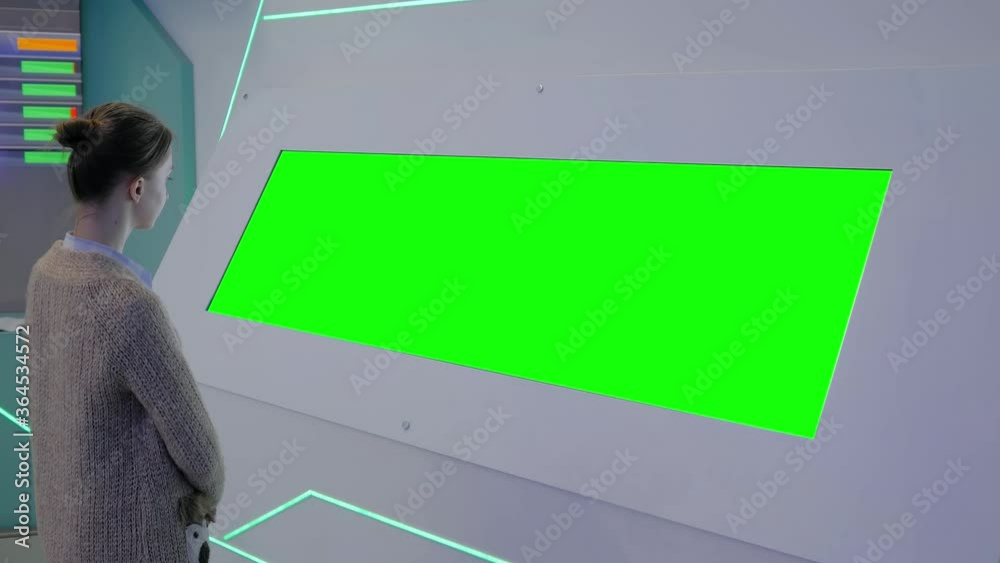 Video „Green screen, mockup, science, copyspace, template, chroma key ...