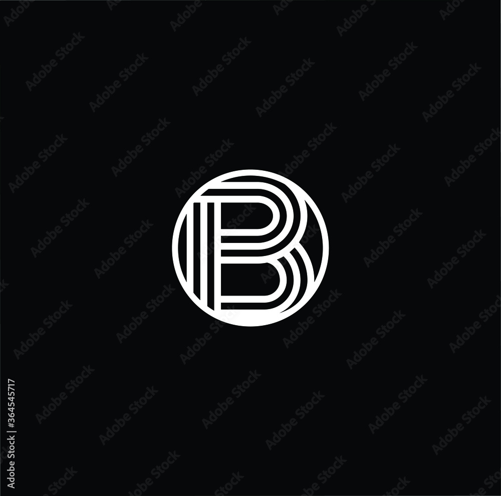 Minimal elegant monogram art logo. Outstanding professional trendy ...