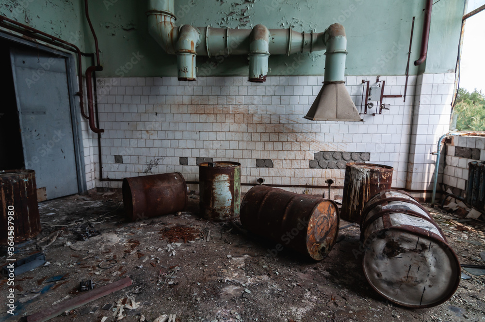 Jupiter Factory in Pripyat, Chernobyl exclusion Zone. Chernobyl Nuclear ...