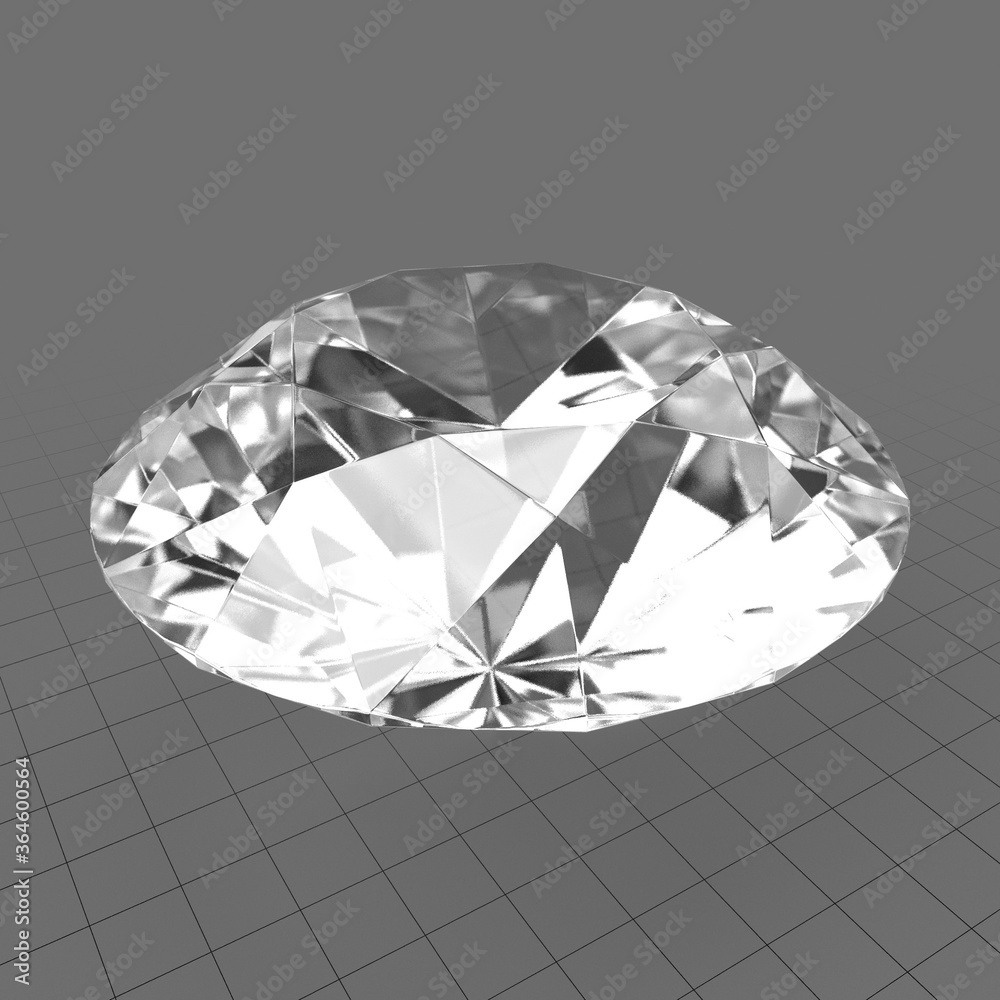 Diamond 2 Stock 3D asset | Adobe Stock