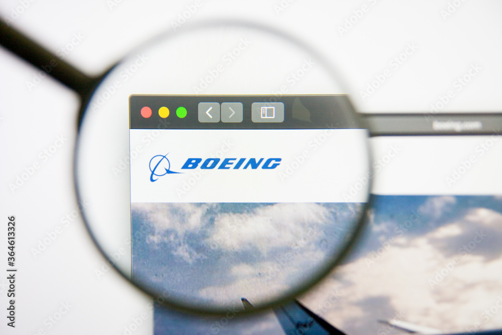 Los Angeles, California, USA - 14 February 2019: Boeing aerospace ...
