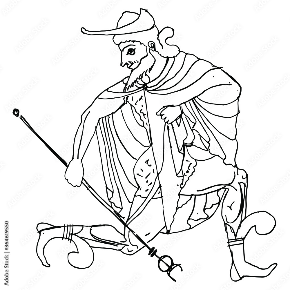 Caduceus Hermes Drawing