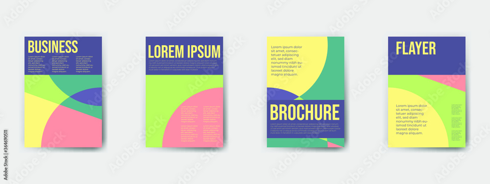 Abstract geometric pattern background for business brochure cover ...